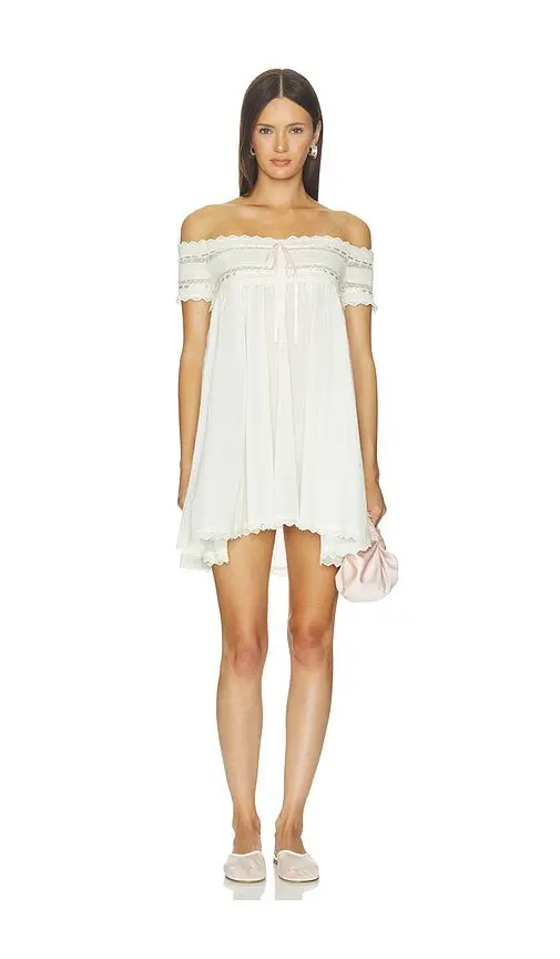 Lpa Cassia Mini Dress - Cream