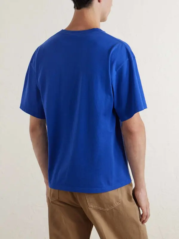 Celine Logo-print Cotton-jersey T-shirt