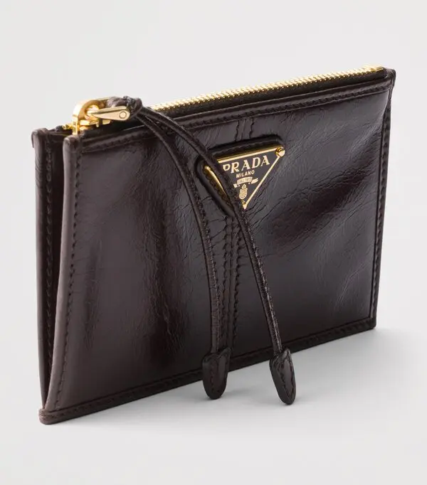 Prada Leather Zipped Card Holder
