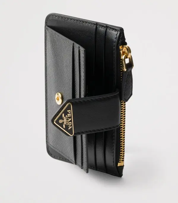 Prada Leather Press-stud Card Holder