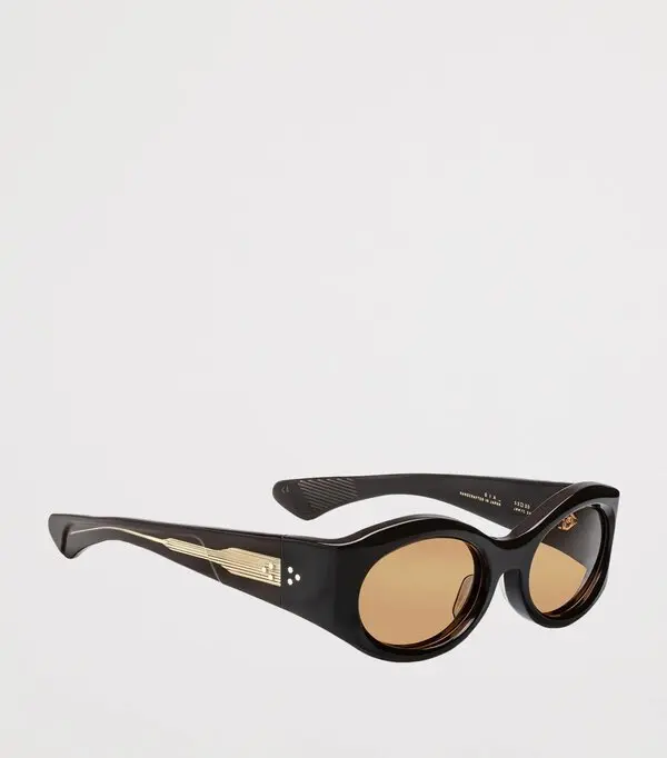 JACQUES MARIE MAGE Gia Oval Sunglasses