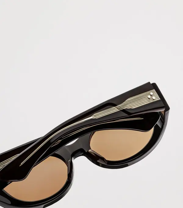 JACQUES MARIE MAGE Gia Oval Sunglasses