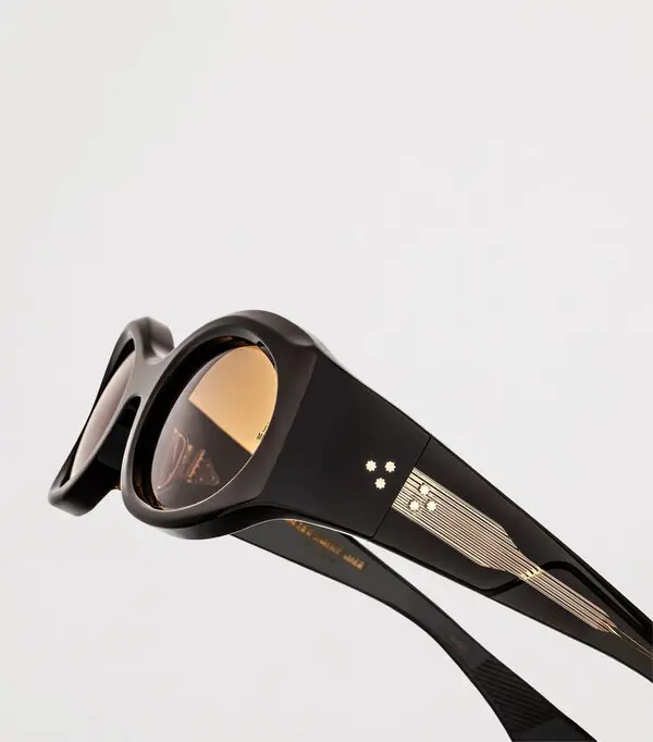 JACQUES MARIE MAGE Gia Oval Sunglasses