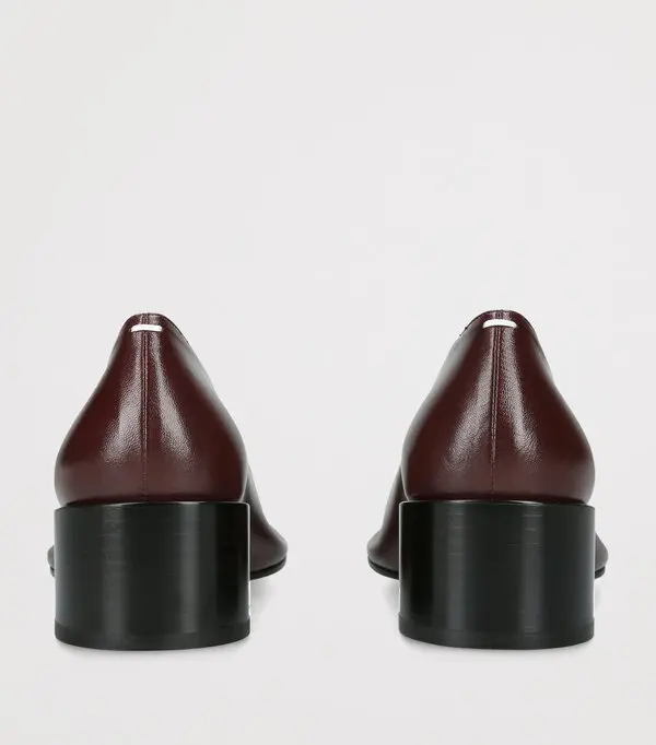 MAISON MARGIELA Leather Piped Heeled Pumps