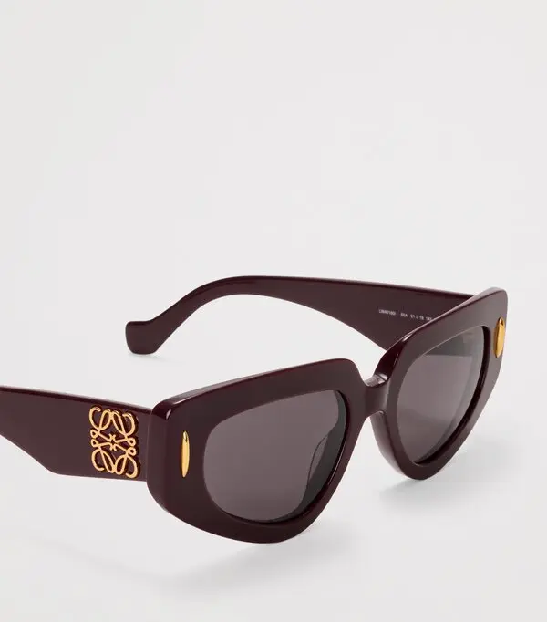 Loewe Small Butterfly Screen Sunglasses - Brown