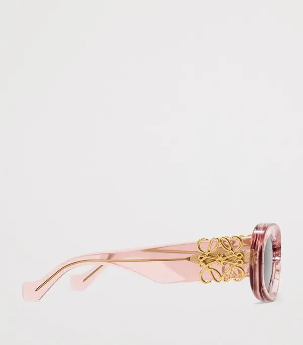 Loewe Bevelled Oval Sunglasses