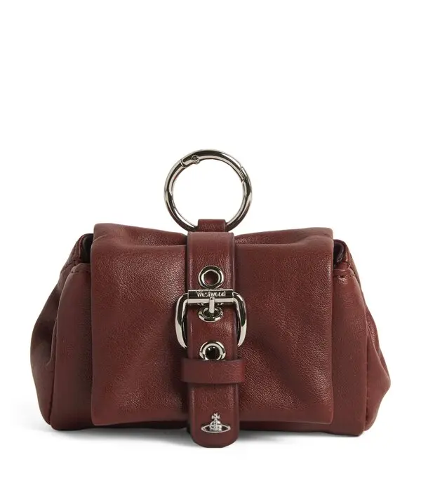 VIVIENNE WESTWOOD Leather Hazel Treasure Charm Bag