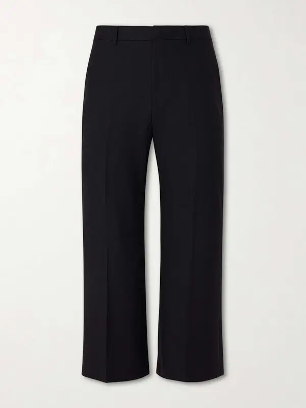 Celine Ethan Straight-leg Wool-gabardine Trousers