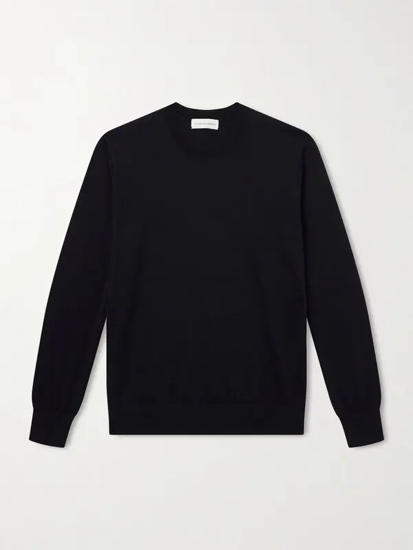 Dries Van Noten Merino Wool Crewneck Sweater
