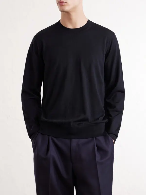 Dries Van Noten Merino Wool Crewneck Sweater