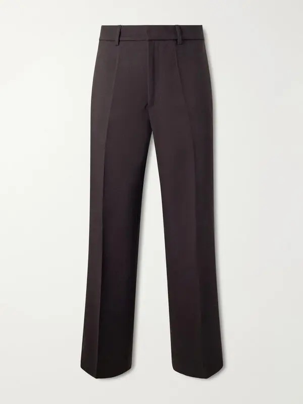 Barena Venezia Straight-leg Wool Gabardine Trousers