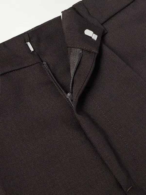 Barena Venezia Straight-leg Wool Gabardine Trousers