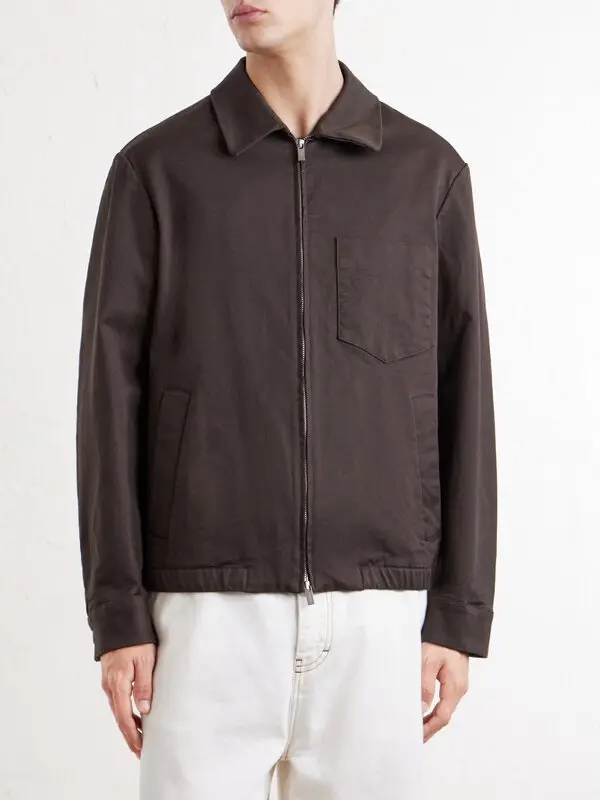Barena Venezia Cotton-blend Gabardine Blouson Jacket