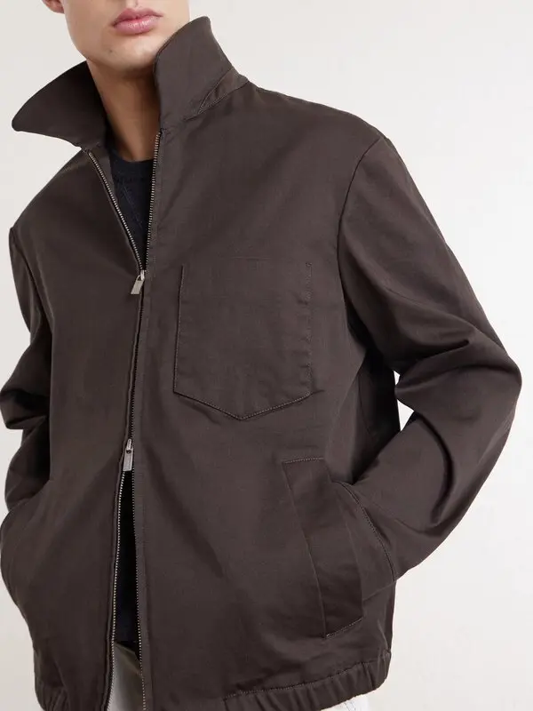 Barena Venezia Cotton-blend Gabardine Blouson Jacket