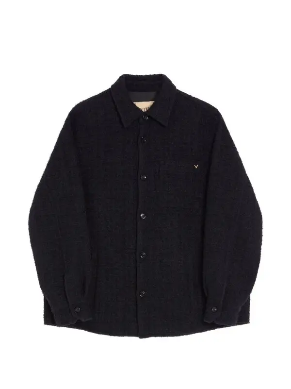 Valentino Garavani Vlogo Tweed Jacket - Black