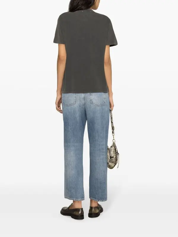 GOLDEN GOOSE Embroidered Cotton T-shirt