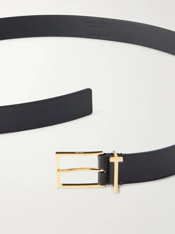 TOM FORD T Loop Leather Belt
