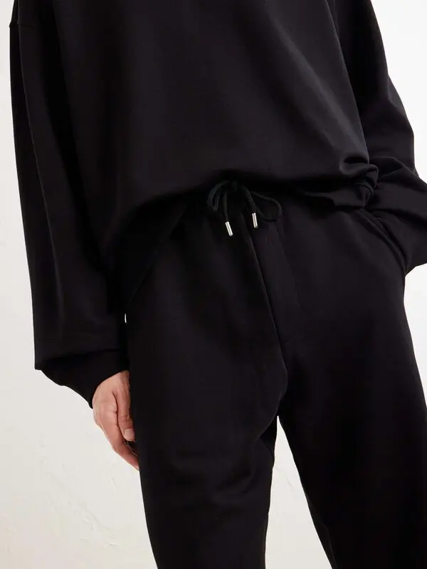 Dries Van Noten Hamer Straight-leg Cotton-jersey Sweatpants