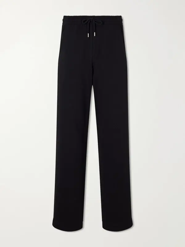 Dries Van Noten Hamer Straight-leg Cotton-jersey Sweatpants