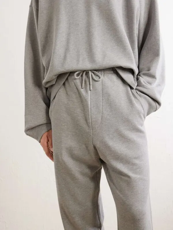 Dries Van Noten Hamer Straight-leg Cotton-jersey Sweatpants