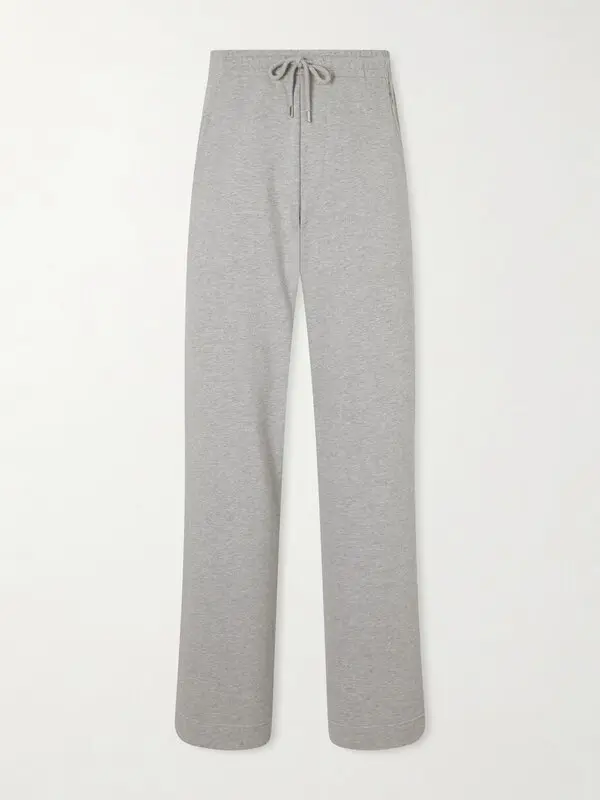 Dries Van Noten Hamer Straight-leg Cotton-jersey Sweatpants