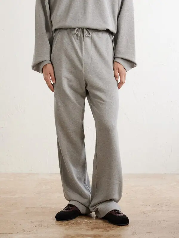 Dries Van Noten Hamer Straight-leg Cotton-jersey Sweatpants