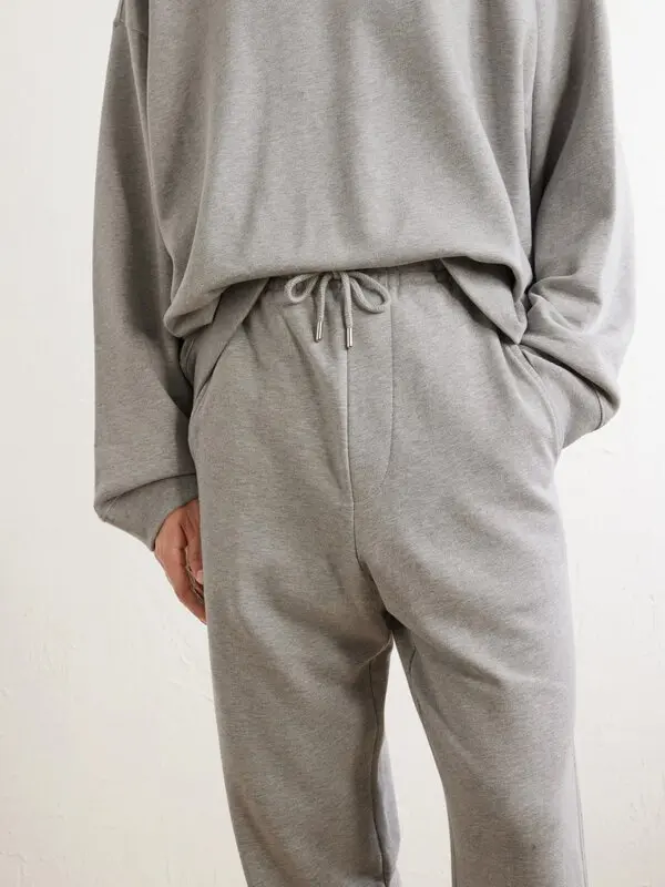 Dries Van Noten Hamer Straight-leg Cotton-jersey Sweatpants