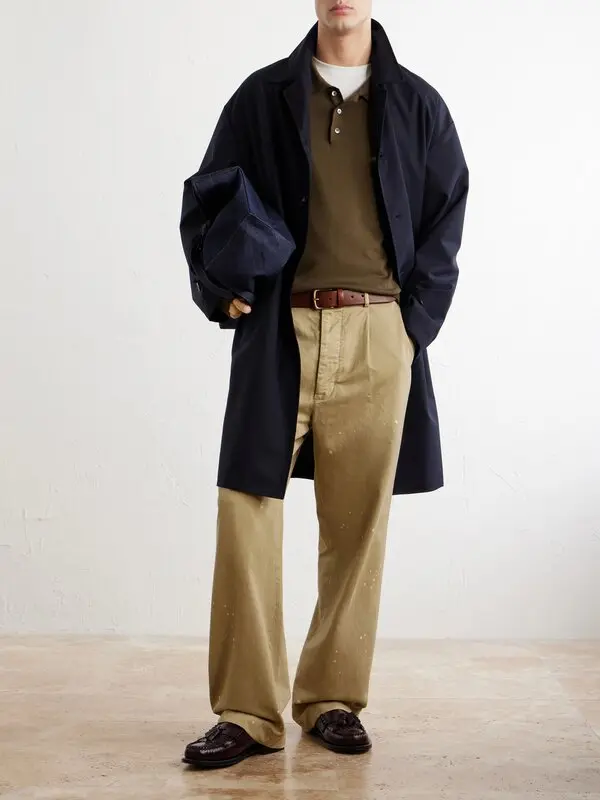 A.p.c. Riou Virgin Wool Polo Shirt
