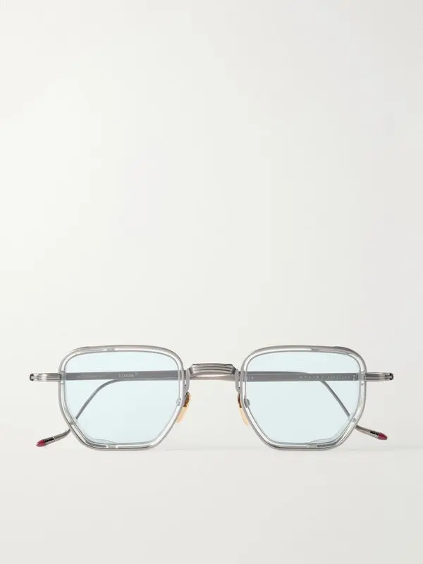 JACQUES MARIE MAGE Atkins D-frame Sunglasses - Silver