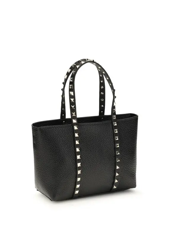 Valentino Garavani Small Rockstud Tote Bag - Black