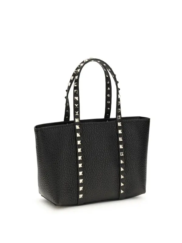 Valentino Garavani Small Rockstud Tote Bag - Black