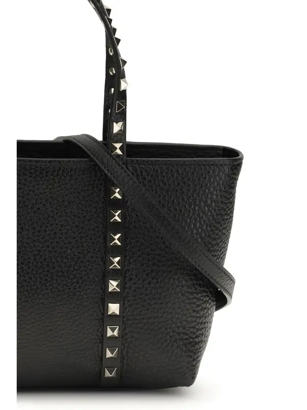 Valentino Garavani Small Rockstud Tote Bag - Black