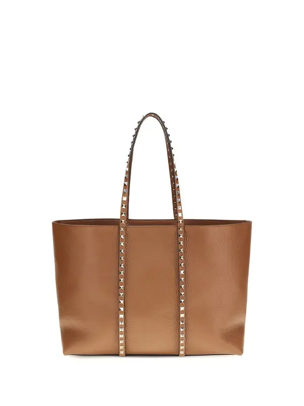 Valentino Garavani Rockstud Tote Bag - Brown