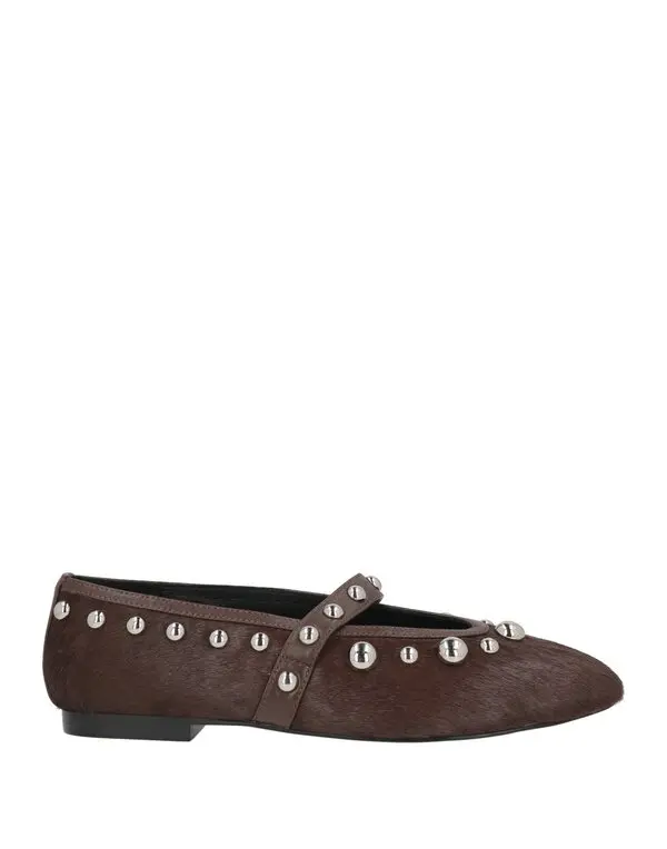 BIBI LOU Ballet Flats Dark Size Leather