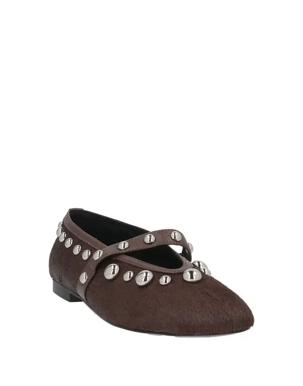 BIBI LOU Ballet Flats Dark Size Leather