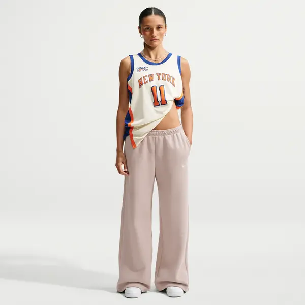 Nike Studio Fleece Wide-leg Pants - Brown