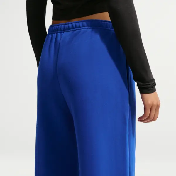 Nike Studio Fleece Weight Mid-rise Wide-leg Pants