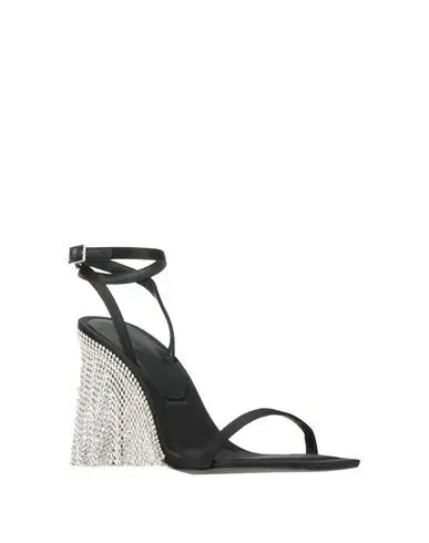 KATE CATE® Embellished Satin Ankle Strap Sandals