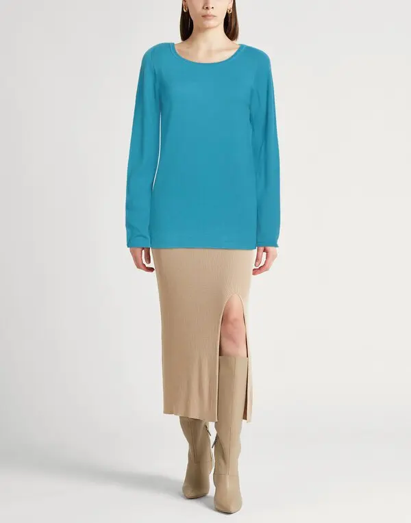Majestic Filatures Cashmere Crewneck Sweater - Blue