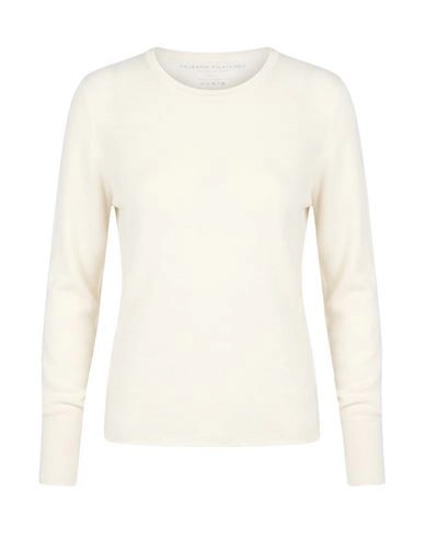 Majestic Filatures Cashmere Crewneck Long Sleeve Sweater - Cream