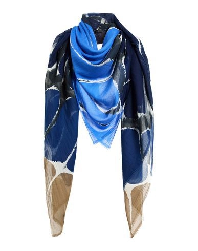 Faliero Sarti Scarf Midnight Cotton - Blue