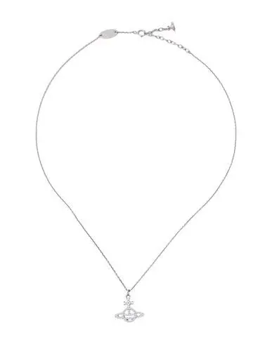 VIVIENNE WESTWOOD Calliope Pendant Necklace In Sterling With Crystals - Silver