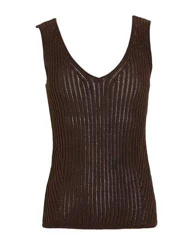 Max Mara Top Dark Size Cotton, Polyamide