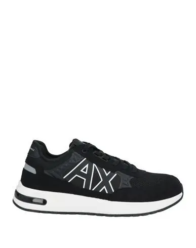 Armani Exchange Polyester And Polyurethane Sneakers - Black