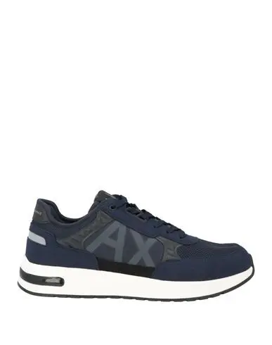 Armani Exchange Sneakers Midnight Size Polyester, Polyurethane, Thermoplastic Polyurethane