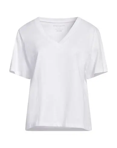 Majestic Filatures Cotton V-neck T-shirt - White