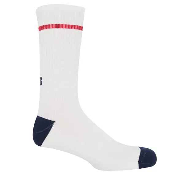 PEPER HAROW - MADE IN ENGLAND Peper Harow Limited Edition Luxury Sports Socks - White
