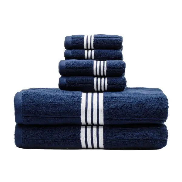 ITALIC Nautilus Luxe Set Set Of Six With Bath Sheets