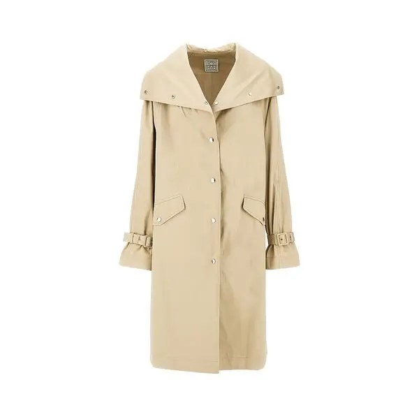TOTEME Oversized Gabardine Trench Coat