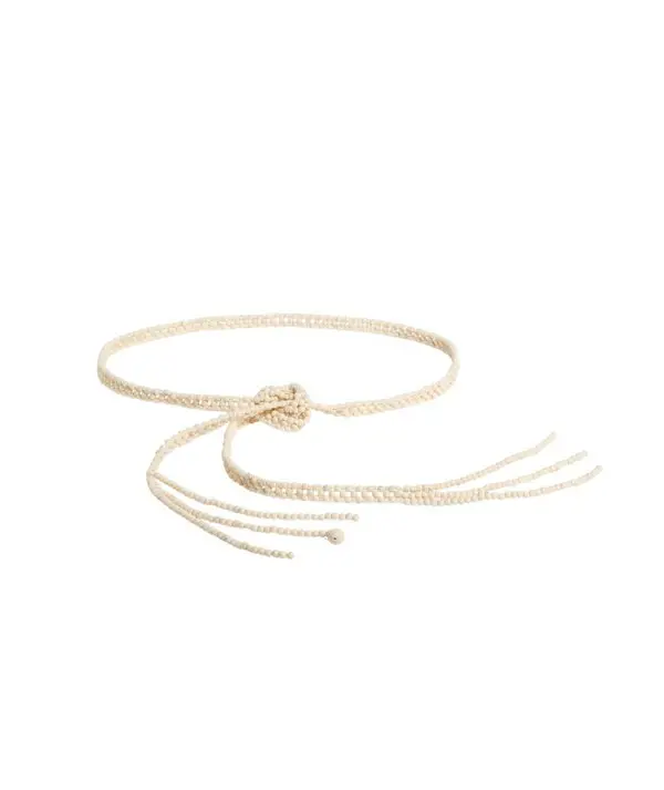KALLMEYER Sora Beaded Belt - Shell